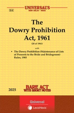 Dowry Prohibition Act, 1961 along with Rules and Relevant Provisions of ...